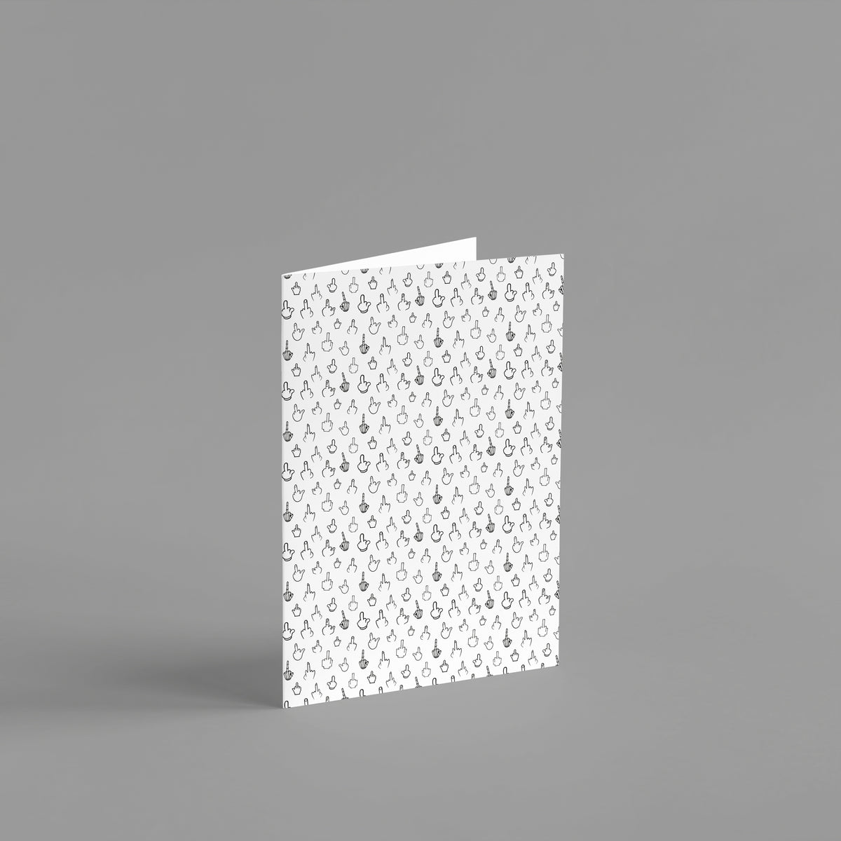 Middle Finger Card – Bad and Moody